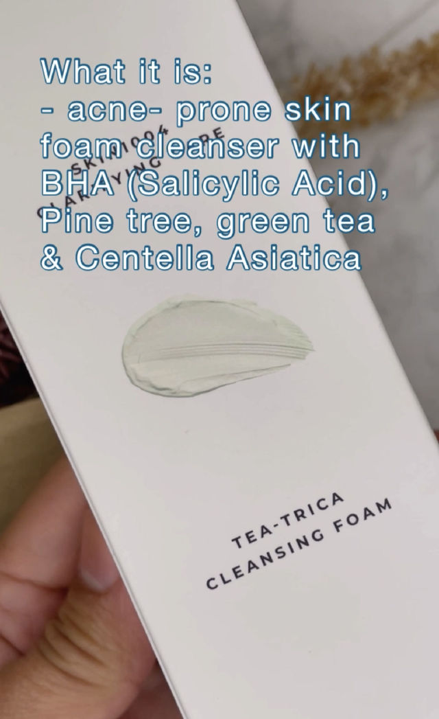 Tea-Trica BHA Foam – SKIN1004